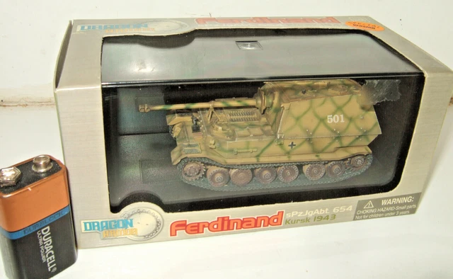 DRAGON ARMOUR 60024 Sd.Kfz 184 Ferdinand , Kursk 1943 in 1:72 Scale. £ ...