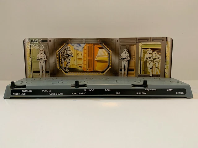 CUSTOM STAR WARS palitoy death star backdrop a for original grey ...