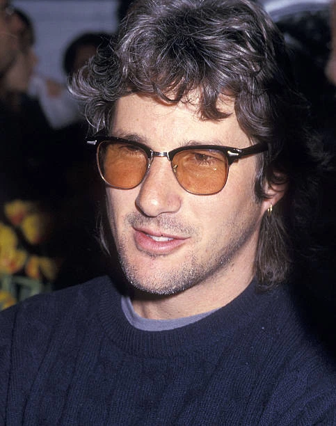 ACTOR RICHARD GERE attends Andy Warhol's Memorial Service 1987 OLD ...