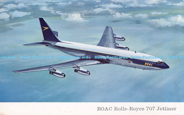 R186425 BOAC ROLLS Royce 707 Jetliner. Boeing Airplane Company EUR 11 ...