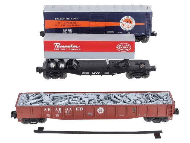 WAGONS DE MARCHANDISES assortis à écartement O Lionel & MTH [3] EUR 27 ...