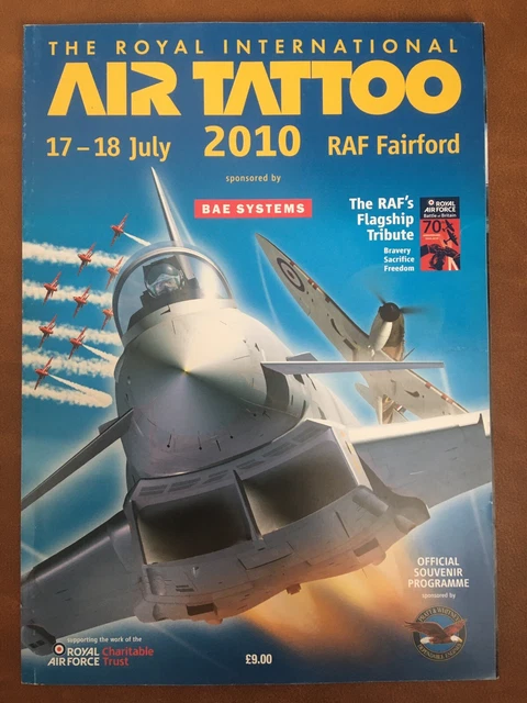 ROYAL INTERNATIONAL AIR Tattoo RIAT 2010 RAF Fairford Official ...