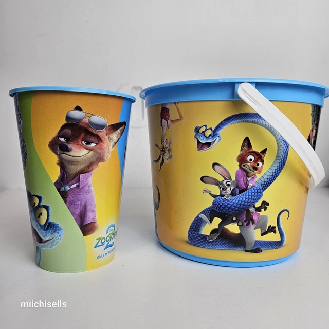 ZOOTOPIA 2 THEATER Cup & Bucket ZOOTOPIA 2025 Used Once £19.87 ...