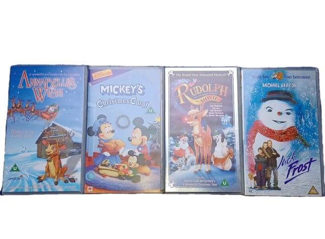 VHS KIDS BUNDLE Mickeys Christmas Carol Jack Frost Annabelles Wishes ...