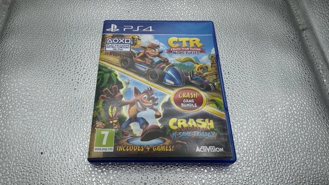 CRASH BANDICOOT BUNDLE CTR/N Sane Trilogy Sony PlayStation PS4 PAL ...