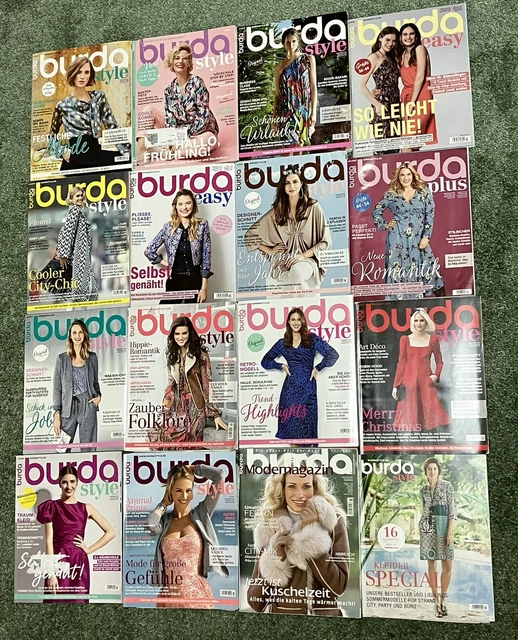 BURDA MODEN EASY Style Modeschnitte Nähen Tilda EUR 2,00 - PicClick DE