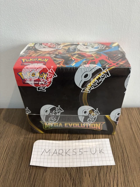 POKEMON TCG MEGA Evolutions Booster Box (36 Packs) Brand New Sealed £ ...