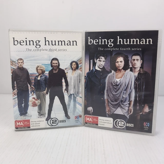BEING HUMAN - The Complete Third Fourth 3 4 Series DVD 4-Disc Set ...