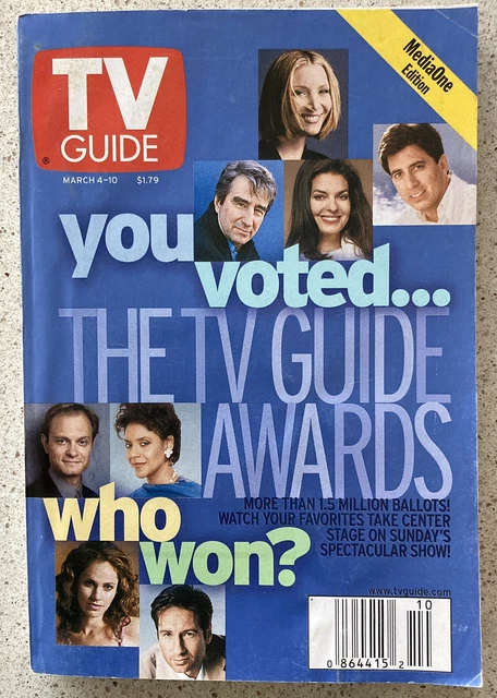 TV GUIDE MARCH 4 2000 The TV GUIDE AWARDS / Light Label Residue ...