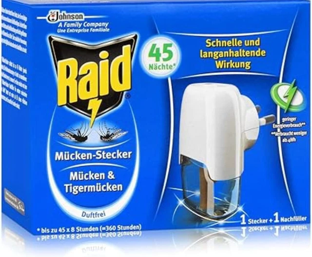RAID INSECT PLUG-IN for Protection Against Mosquitoes and Tiger ...