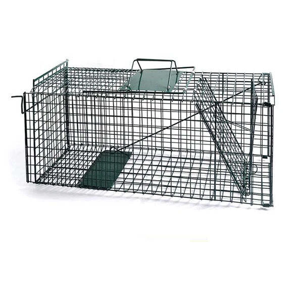 HUMANE LIVE ANIMAL Trap Possum Rat Rabbit Hare Catcher Folding Cage $69 ...