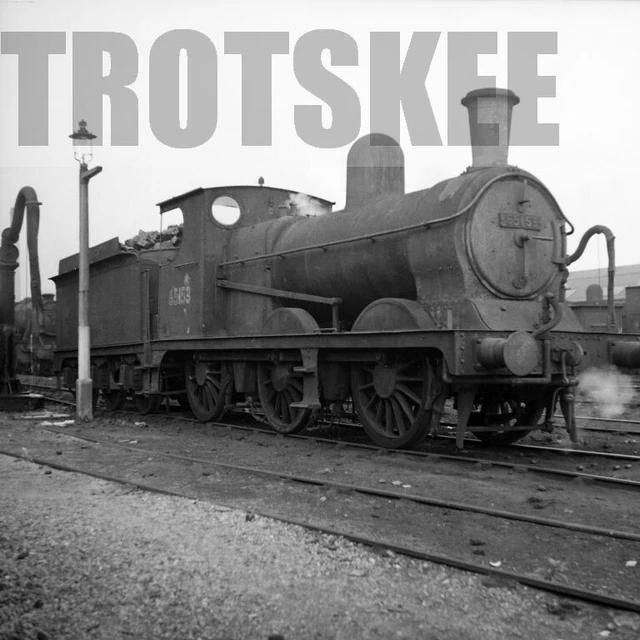 LARGER NEGATIVE BR British Railway Steam Loco 65153 Class J10 Trafford ...