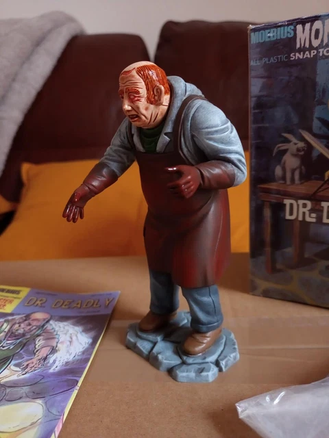 MONSTER SCENES DR Deadly Aurora Reissue By Moebius models Assembled ...