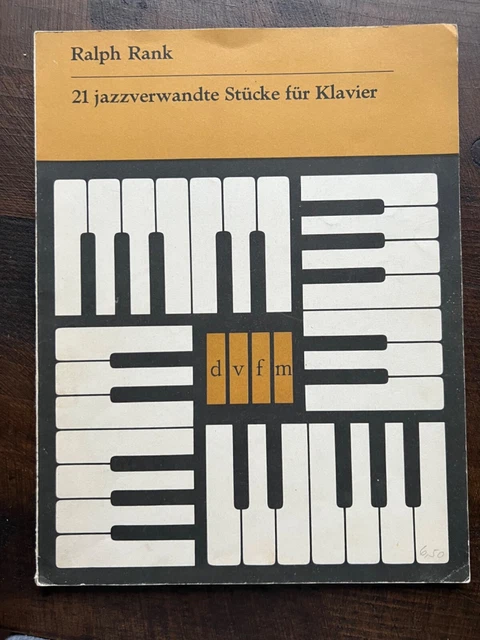 NOTEN FÜR KLAVIER oder Keyboard, 21 Jazzverwandte stücke von Ralh Rank ...