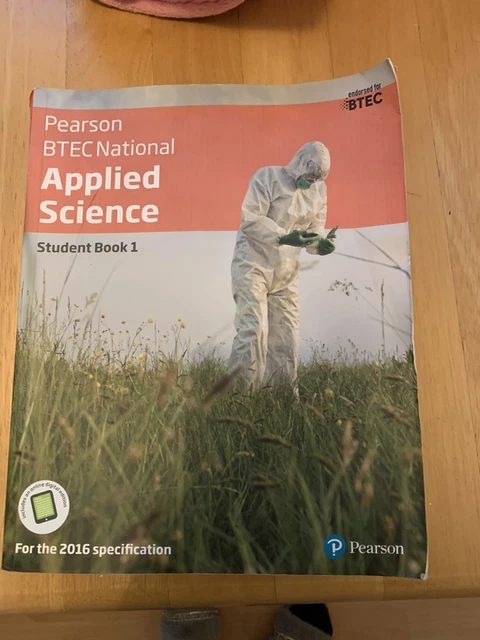 PEARSON BTEC NATIONAL Applied Science Student Book 1 (Paperback, 2016) £16.15 - PicClick UK