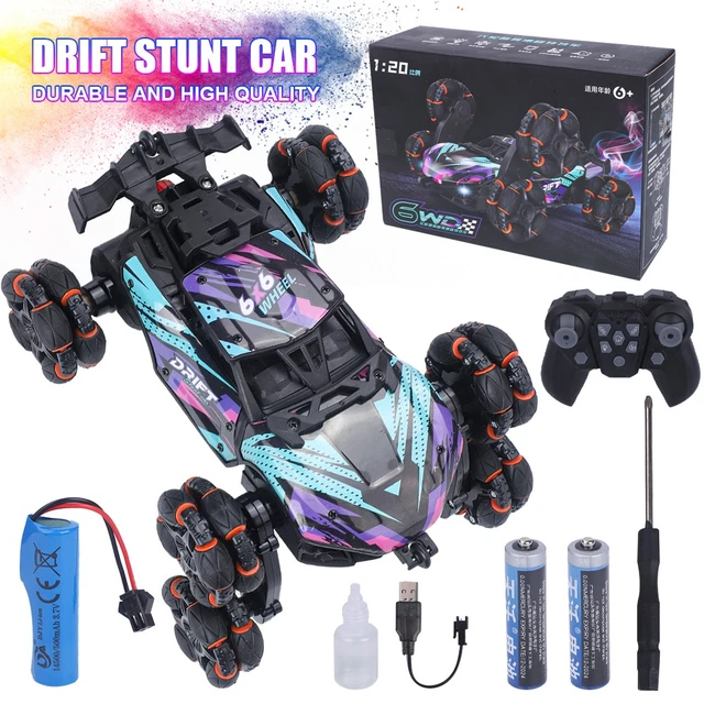 RC CAR 6WD High Speed Remote Trucks Monster Crawler Cars Off-Road 360 ...