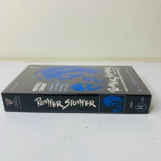 ROMPER STOMPER VHS Russell Crowe Australian Film Violent Skinheads R18 ...