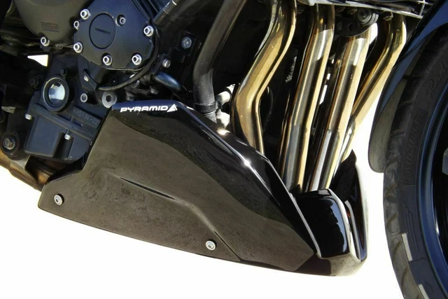 PYRAMIDE DESSOUS DE Tablier Spoiler Carénage Noir Brillant Yamaha FZ1 ...