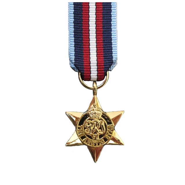 WW2 BRITISH MILITARY Navy Army ARCTIC STAR Gold Medal - Miniature £8.75 ...