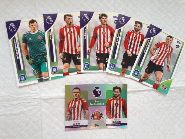 TOPPS 2026 PREMIER League Sunderland AFC 6x Card Bundle £2.22 - PicClick UK