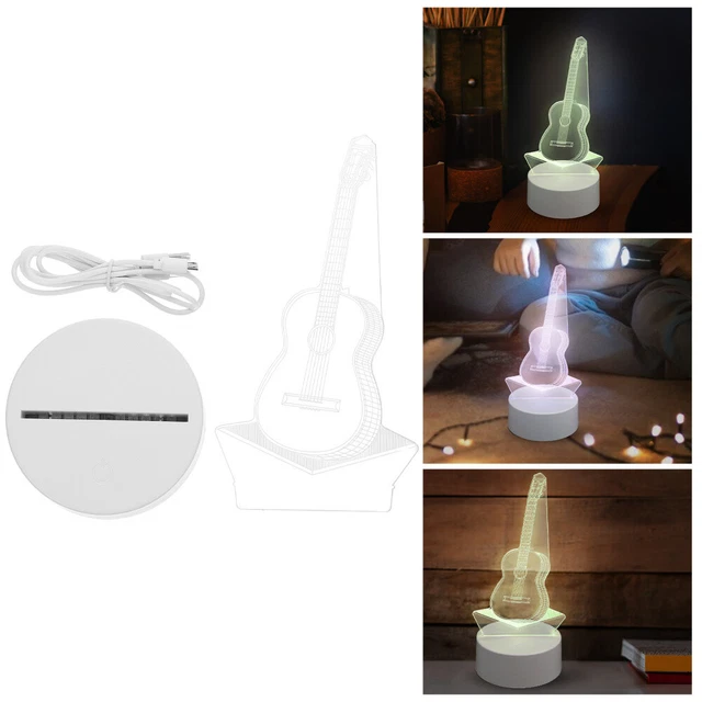 3D DESIGN NIGHT Lamp 3d Touch Night Lamp Sleeping Night Light £15.88 ...