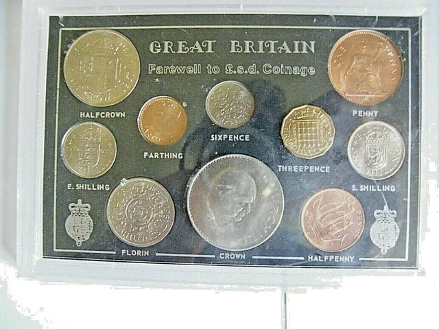 GREAT BRITAIN FAREWELL to L.S.D. Coin Set £24.58 - PicClick UK