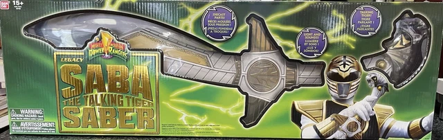 MIGHTY MORPHIN POWER Rangers Legacy Talking Saba Saber originalverpackt ...