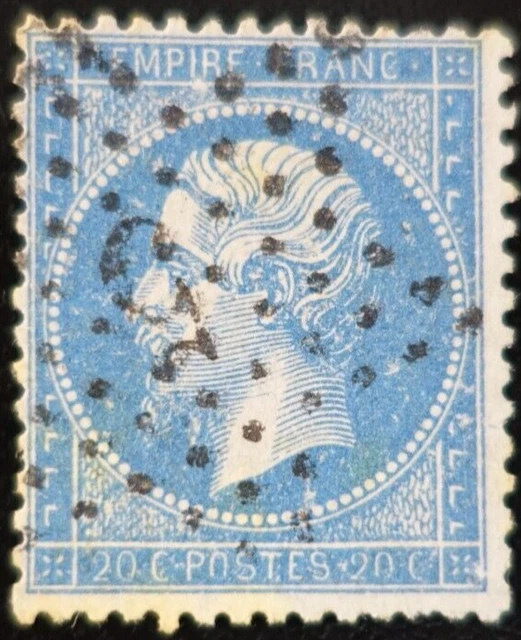 FRANCE TIMBRE NAPOLÉON N°22 BLEU oblitéré ÉTOILE de PARIS N°5 EUR 2,50 - PicClick FR