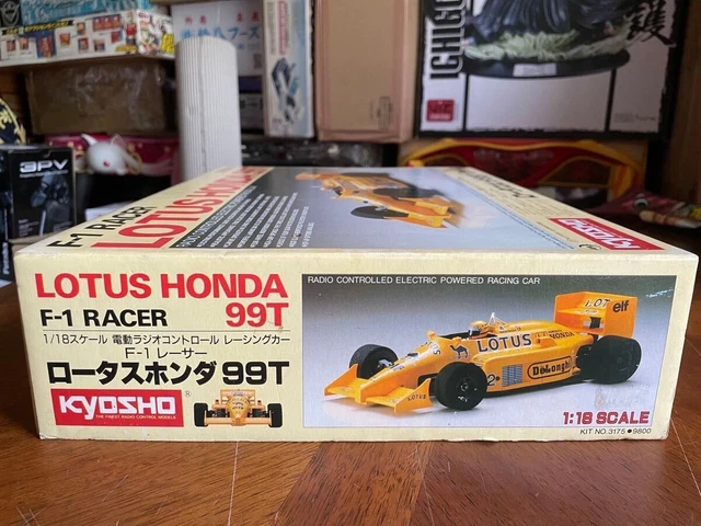 KYOSHO 1/18 ELECTRIC RC F1 Racer Lotus Honda 99T Satoru Nakajima ...