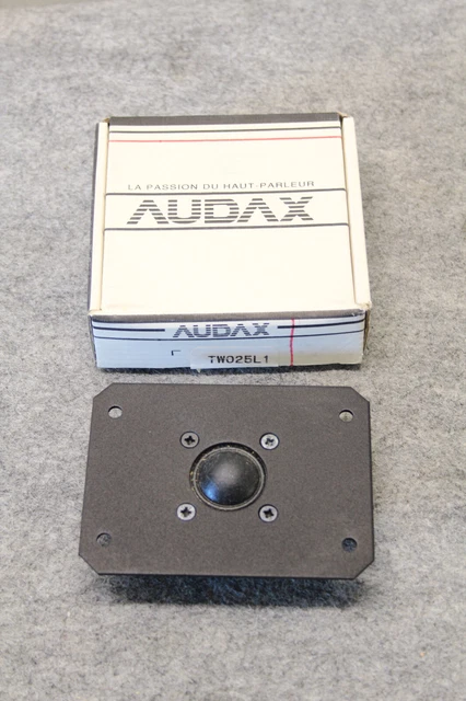 NEW OLD STOCK: AUDAX TW025L1 12X9 SOFT DOME TWEETER 8 ohms liquid ...