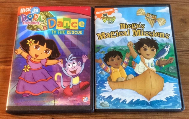 DORA THE EXPLORER & Go Diego Go DVDs Nick Jr. Children's Kids Set- Lot ...