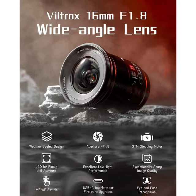 16MM 24MM 50MM 85mm F1.8 Full-Frame Auto Focus Large Aperture Ultra ...