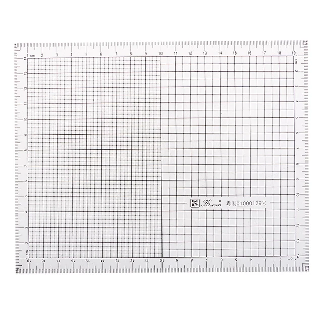 ACRYLIC RULER CHART Scale Grid Ruler Draw £6.26 - PicClick UK
