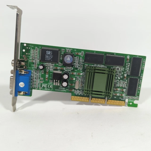 PINE 3D PHANTOM XP-2800 32MB SIS 305 AGP Universal Graphics Card PV-S03A-BT £29.99 - PicClick UK