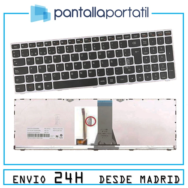 TECLADO ESPAÑOL PARA LENOVO IDEAPAD 500-isk RETROILUMINADO repuesto de ...