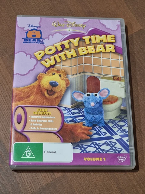 BEAR IN THE Big Blue House Potty Time with Bear DVD Region 4 PAL £4.80 ...