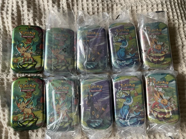 10X POKÉMON PRISMATIC Evolutions Mini Tins - Individual Tins £125.52 ...