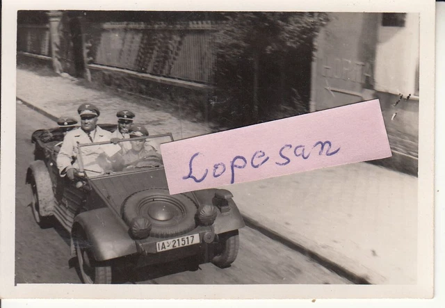 FOTO PANZER VW Kübelwagen Prototyp Kennzeichen Porsche Soldaten ...