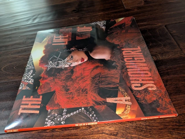 TAYLOR SWIFT LIFE Of A Showgirl Red Lipstick/Lace Transparent Vinyl ...