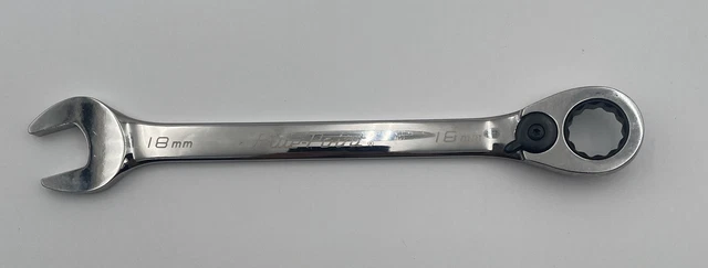 BLUE-POINT TOOLS NEW 18mm Metric 12 Point Reversible Ratcheting Wrench ...