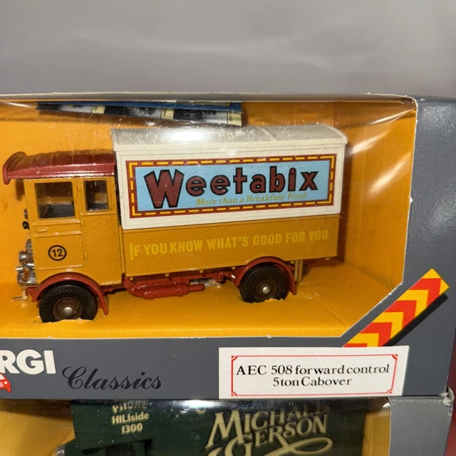 CORGI CLASSICS VAN Bundle Bedford O Series AEC 508 D822, C953 Q953 C897 ...