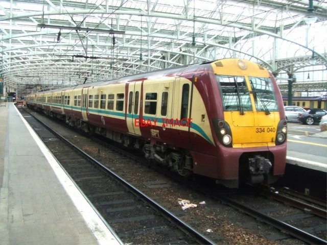 PHOTO CLASS 334 3-Car Emu No 334 040 At Glasgow Central 10/07 £2.00 ...