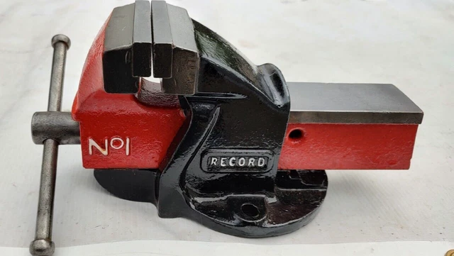 RECORD NO 1 Bench Garage Vice Vise BRITISH MADE in ENGLAND Great ...