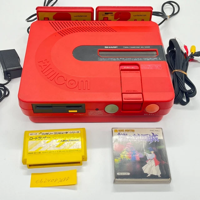 NINTENDO TWIN FAMICOM console system red maintained with Sharp AN-500 NES 010a £161.09 - PicClick UK
