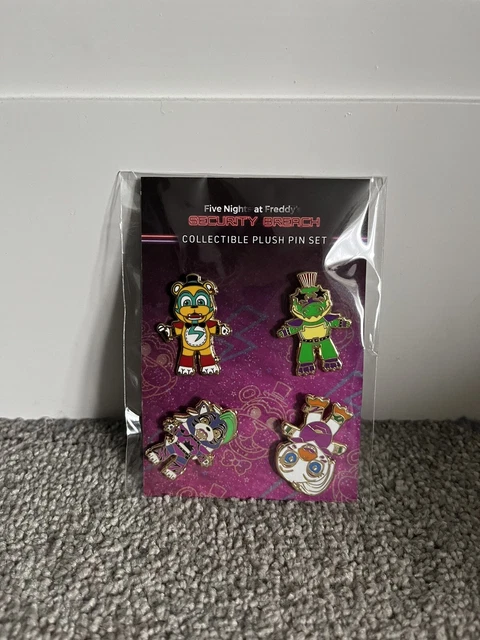 FIVE NIGHTS AT Freddy's Security Breach Collectible Pin Set New Sealed ...