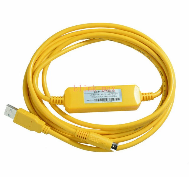USB-ACAB230 PLC PROGRAMMING Cable for Delta DVP series PLC, Support ...