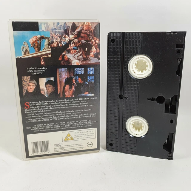 HUNCHBACK OF NOTRE Dame VHS Video Cassette RCA Columbia 1982 Anthony ...
