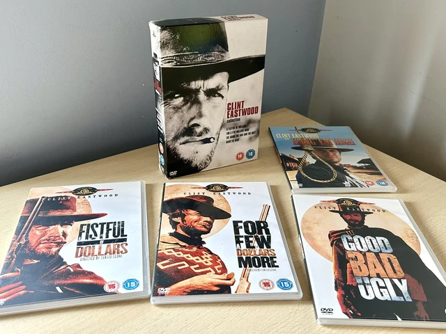 CLINT EASTWOOD COLLECTION 4x DVD Box Set Spaghetti Western A Fistful Of ...
