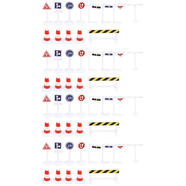 65PCS SIGN SIGNS Road Signs For Kids Traffic Light Toy £8.38 - PicClick UK