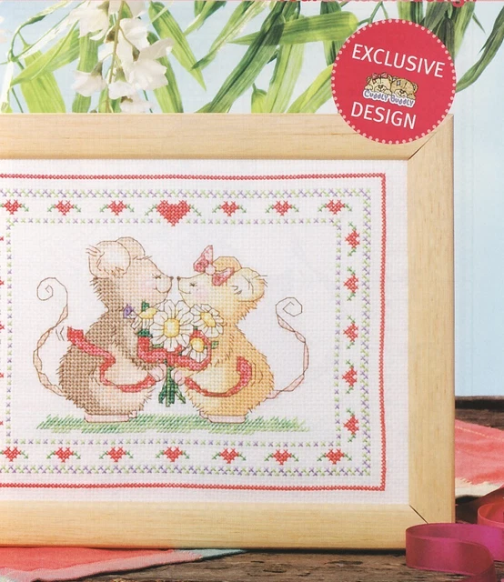 GRILLE POINT DE Croix SOURIS MARIAGE - Cross stitch chart MICE WEDDING ...